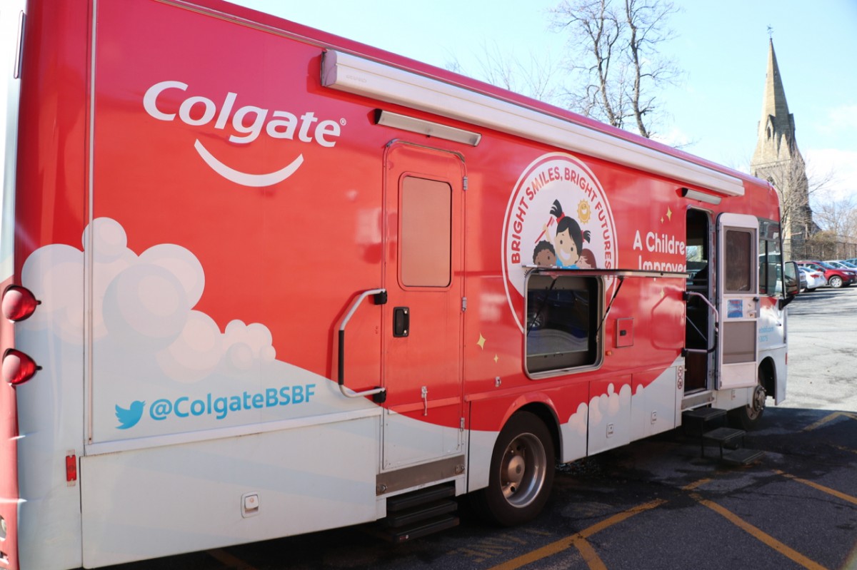 The Colgate Bright Smiles Bright Futures Dental Van and Dr. Martin Visit Scholars at Horizons-on ...